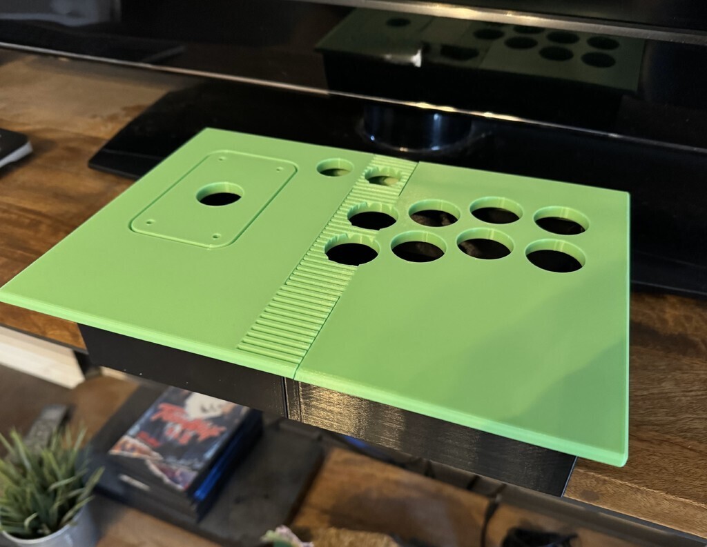Free 3D file Arcade Joystick Box 8 Button Snap On Lid v2 - Smaller Bed ...